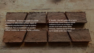 características y aplicaciones del barro | PPTX
