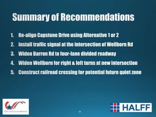 Barron Road-Capstone Drive Realignment | PPTX