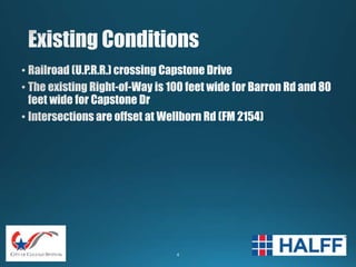 Barron Road-Capstone Drive Realignment | PPT
