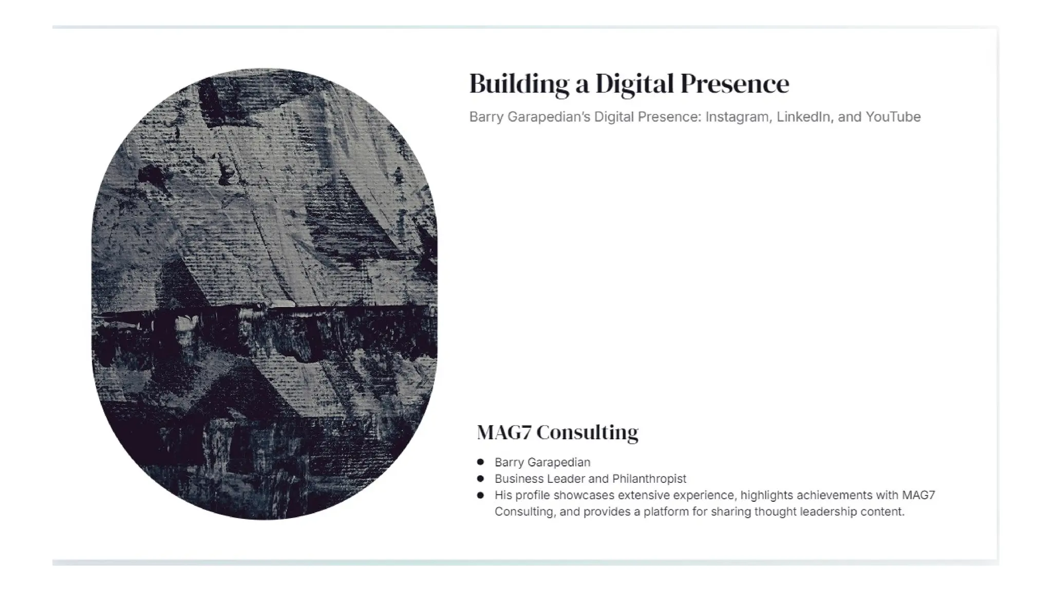 Success Journey Story of Barry Garapedian | PPT