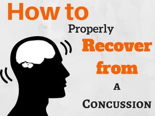 How to Properly Recover from a Concussion | PPT