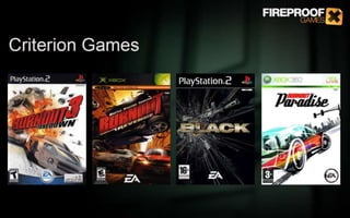 Barry Meade, Director, Fireproof Studios | PPTX | Video Gaming