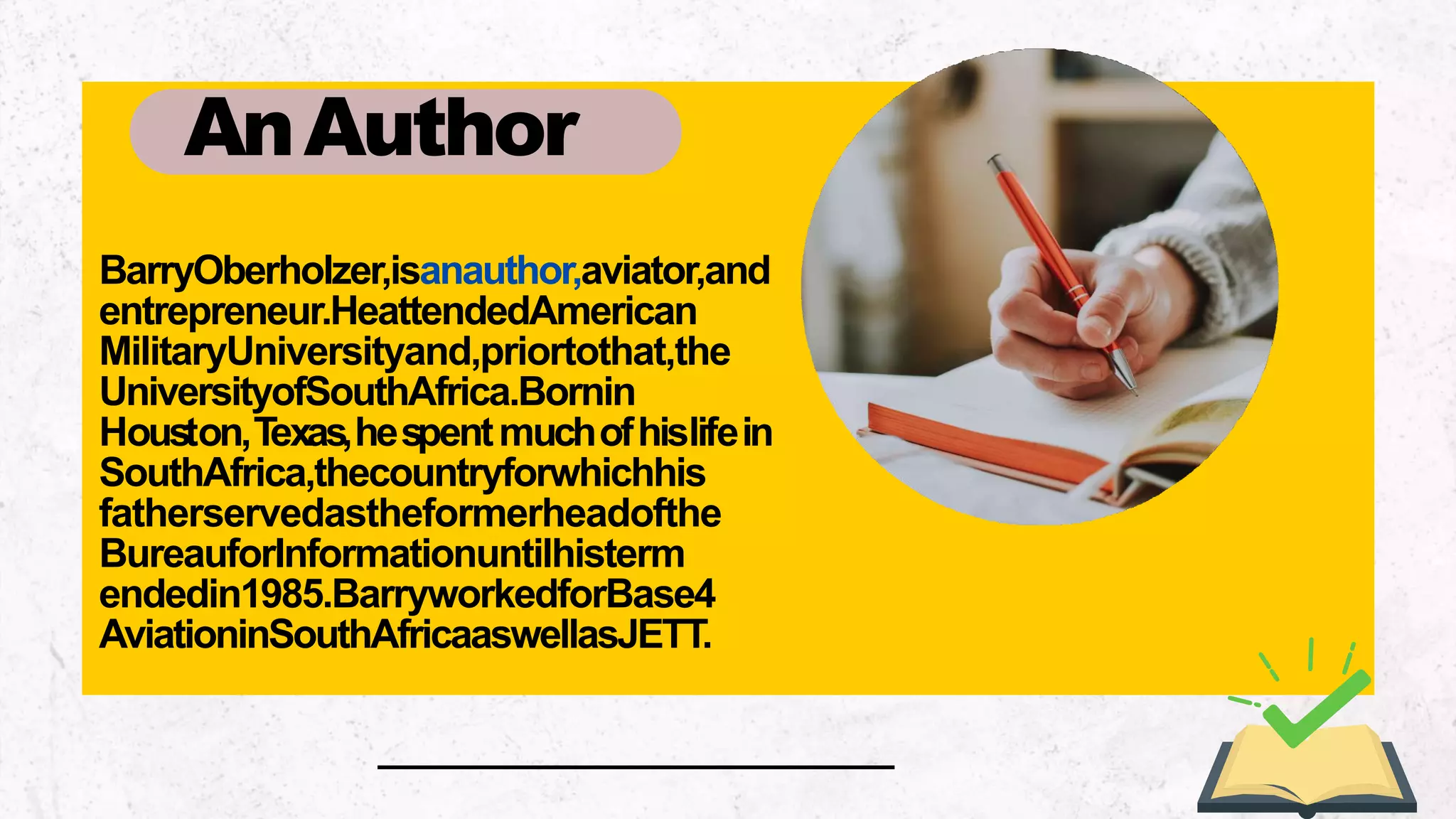 Barry Oberholzer - A Helicopter Pilot | PPTX