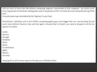 Barry Oberholzer's First CrossFit Competition | PPT