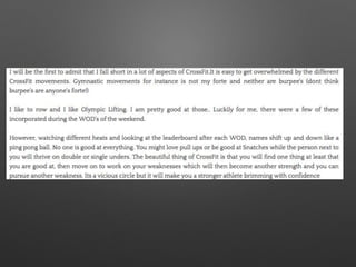 Barry Oberholzer's First CrossFit Competition | PPT