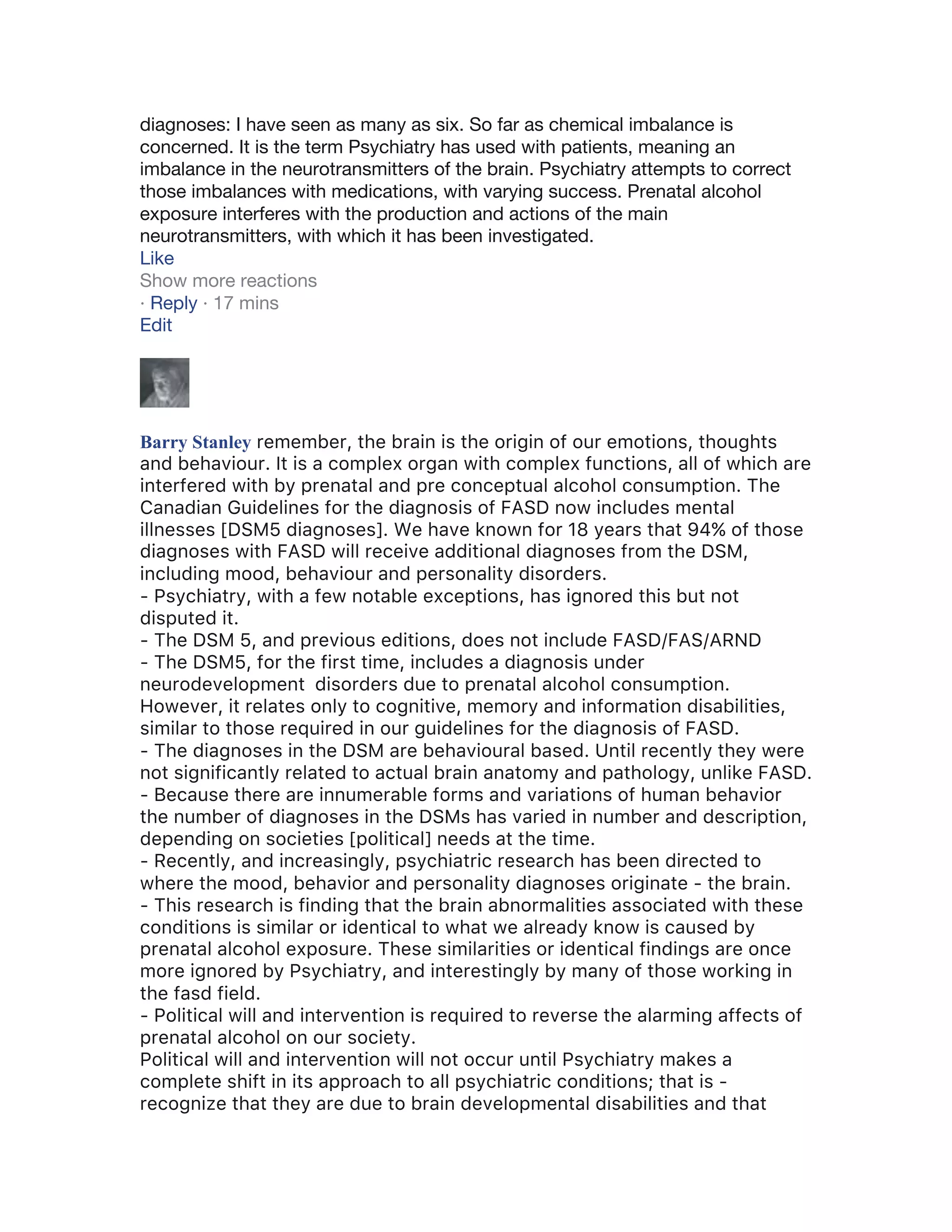 Is FASD a mental illness, or are mental illnesses FASD? | PDF