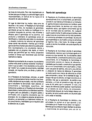 Barr y Tagg. de la ense+¦anza al aprendizaje | PDF