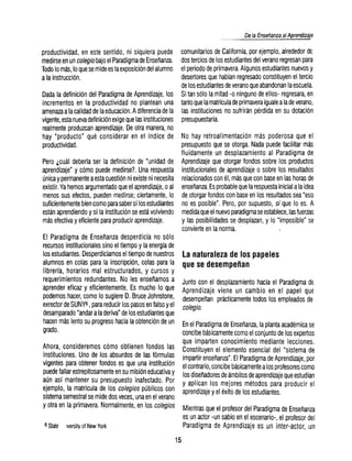 Barr y Tagg. de la ense+¦anza al aprendizaje | PDF