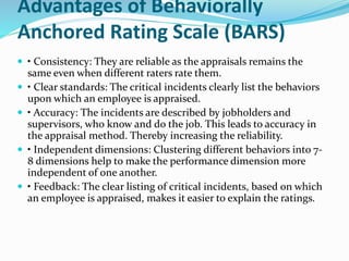 Bars - Behaviourally Anchored Rating Scales | PPT