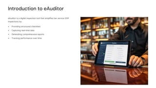 Bar Service SOP Inspection with eAuditor Audits & Inspections | PDF