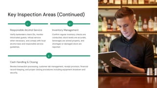 Bar Service SOP Inspection with eAuditor Audits & Inspections | PDF