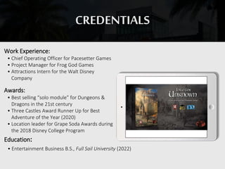 Ben Barsh's Personal Brand | PPT