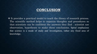 Spiral of Scientific method | PPTX