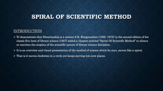 Spiral of Scientific method | PPTX