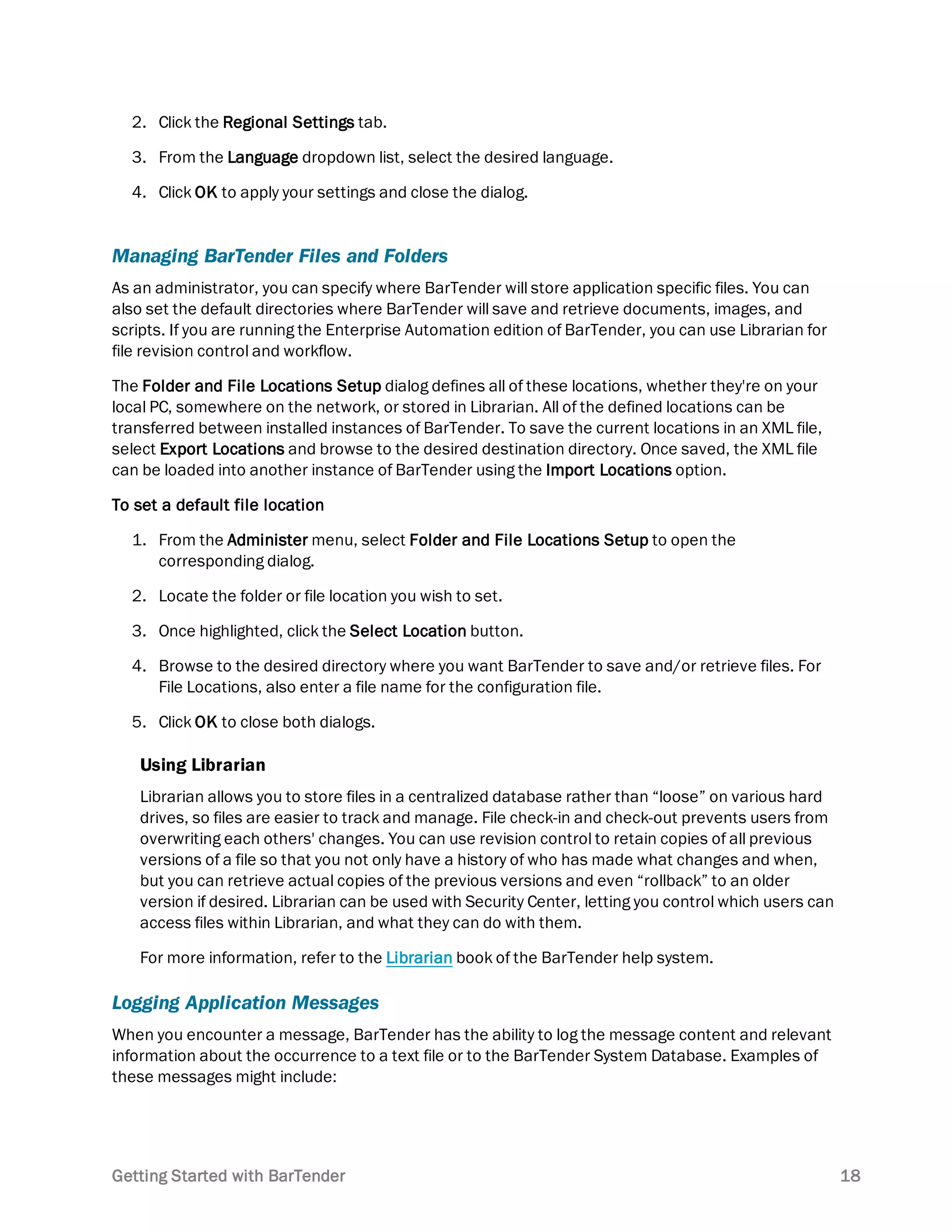 Bar tender manual | PDF | Operating Systems | Computer Software and Applications