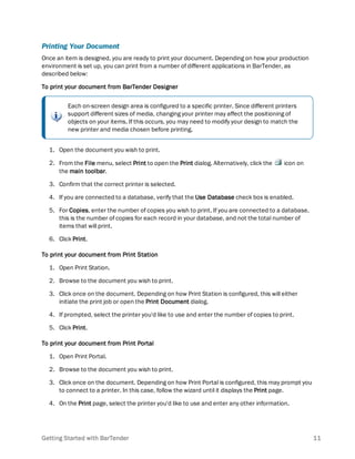 Bar tender manual | PDF