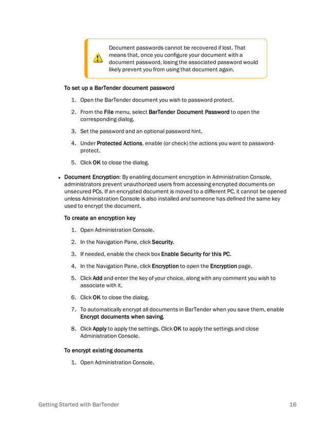 Bar tender manual | PDF | Operating Systems | Computer Software and Applications