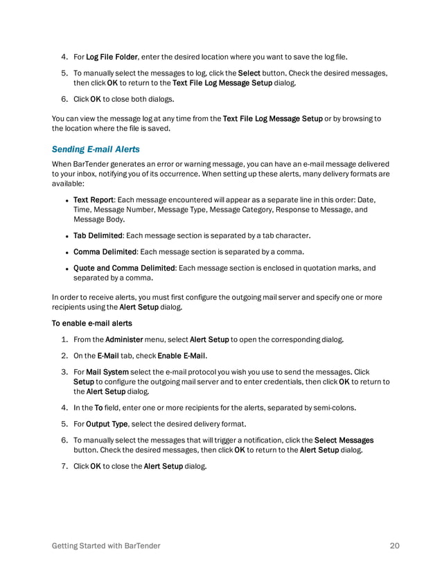 Bar tender manual | PDF | Operating Systems | Computer Software and Applications