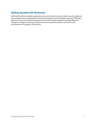 Bar tender manual | PDF
