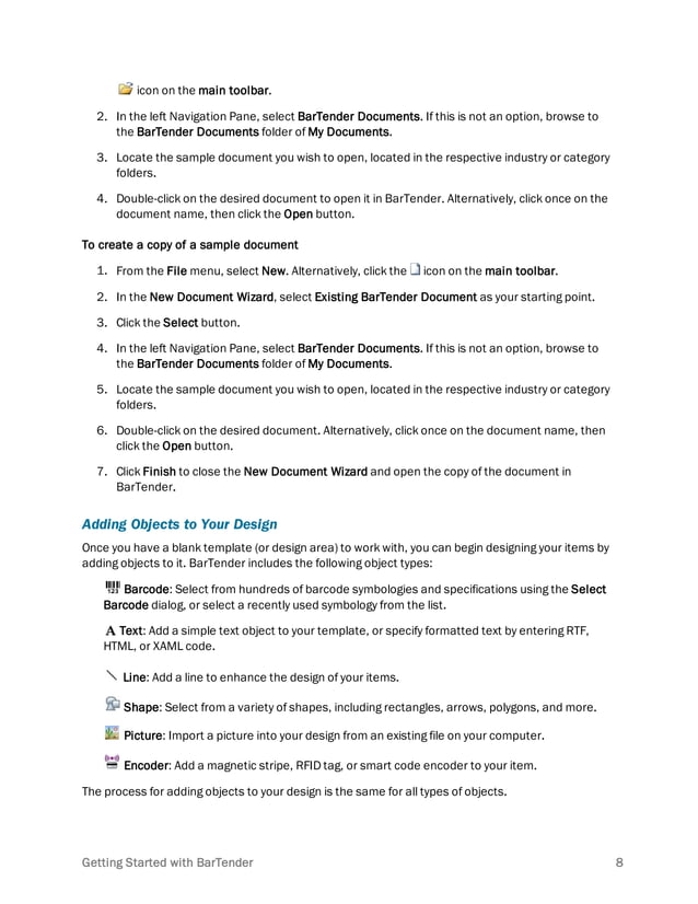 Bar tender manual | PDF | Operating Systems | Computer Software and Applications