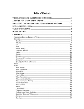 Bartenders handbook | PDF