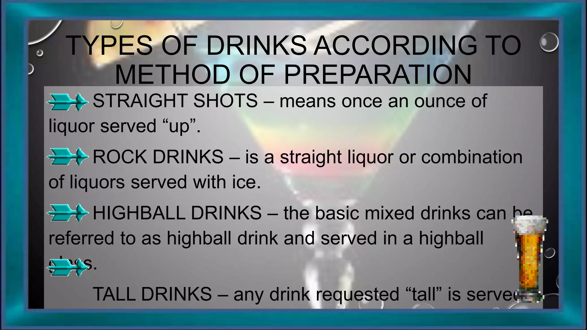 Bartending Presentation Pptx