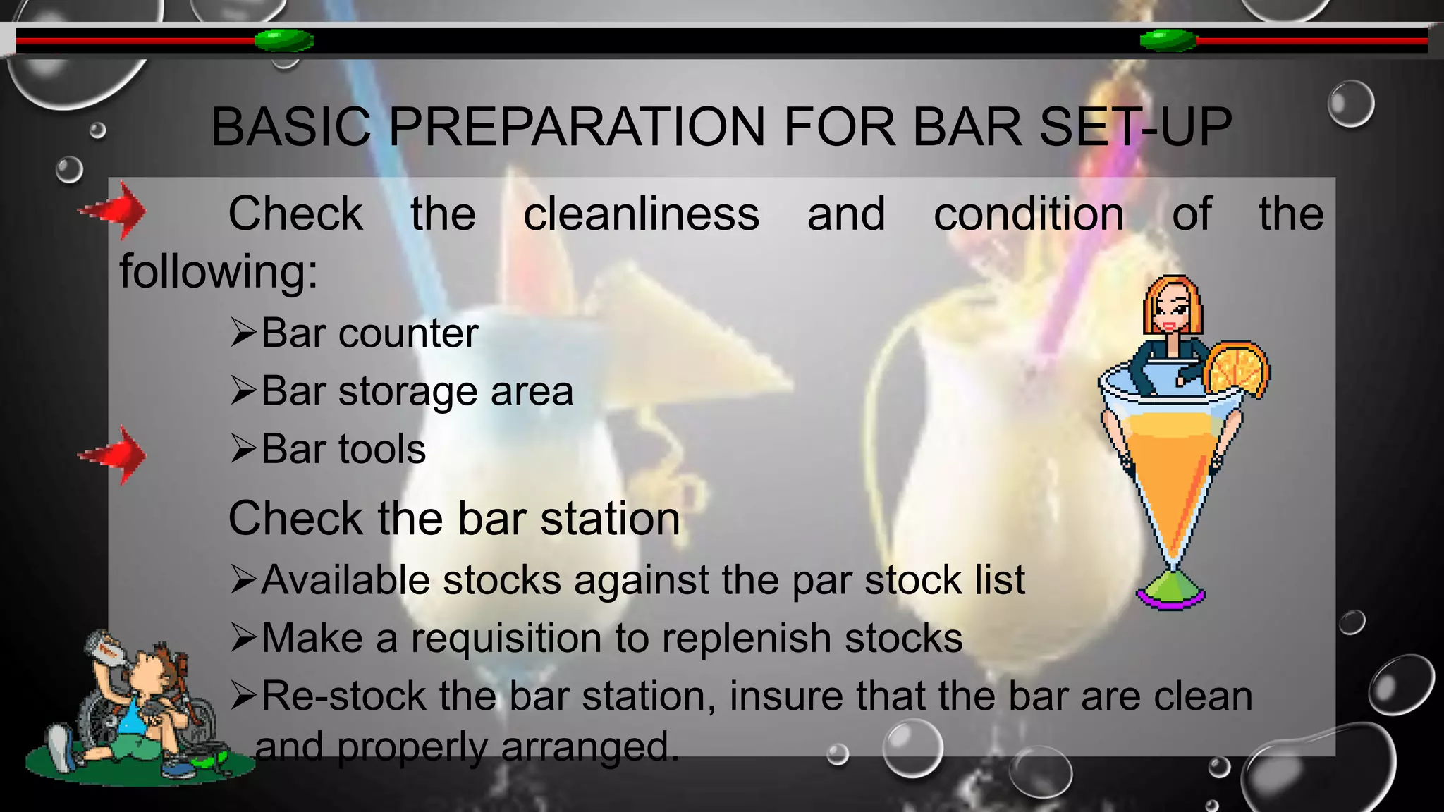 Bartending Presentation | PPTX
