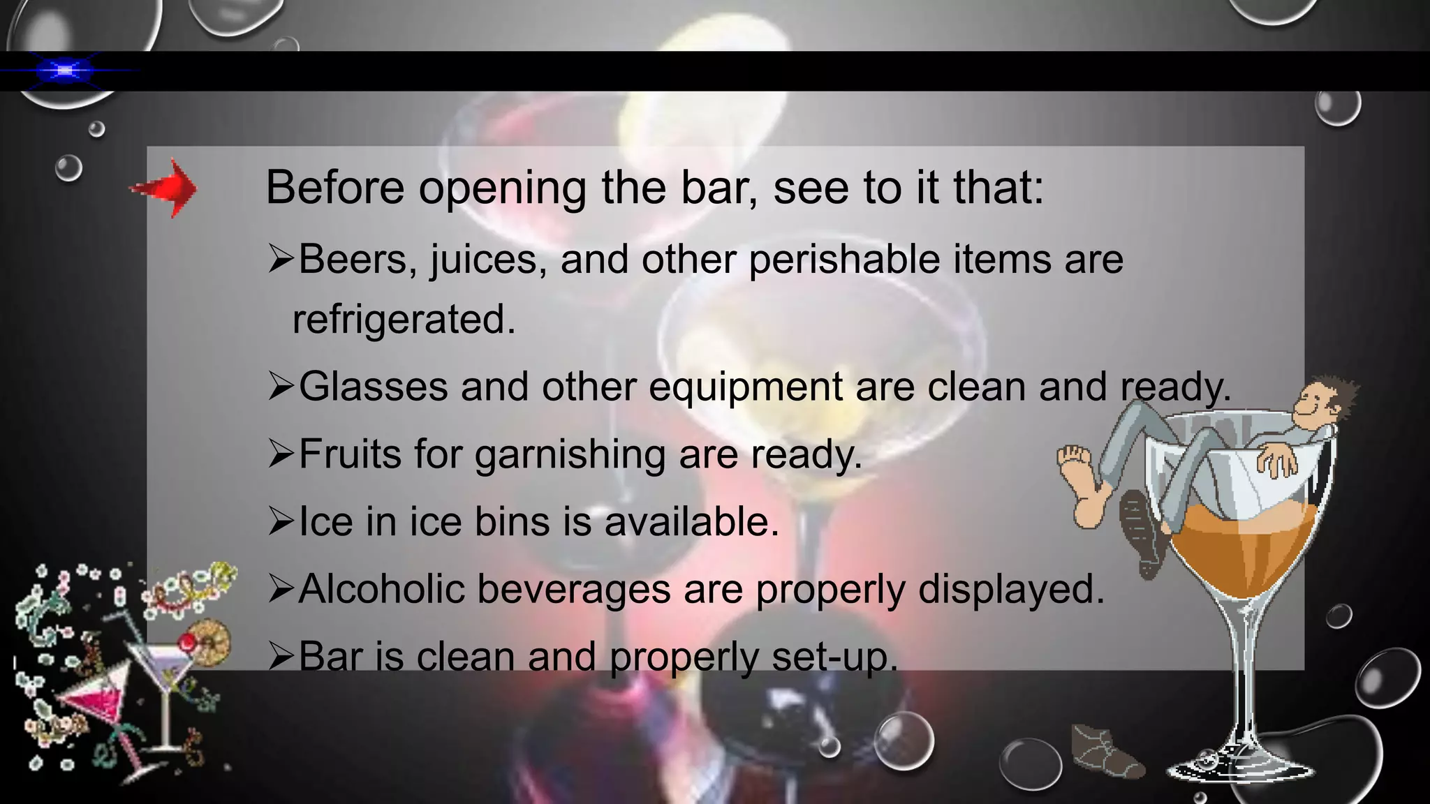 Bartending Presentation | PPTX