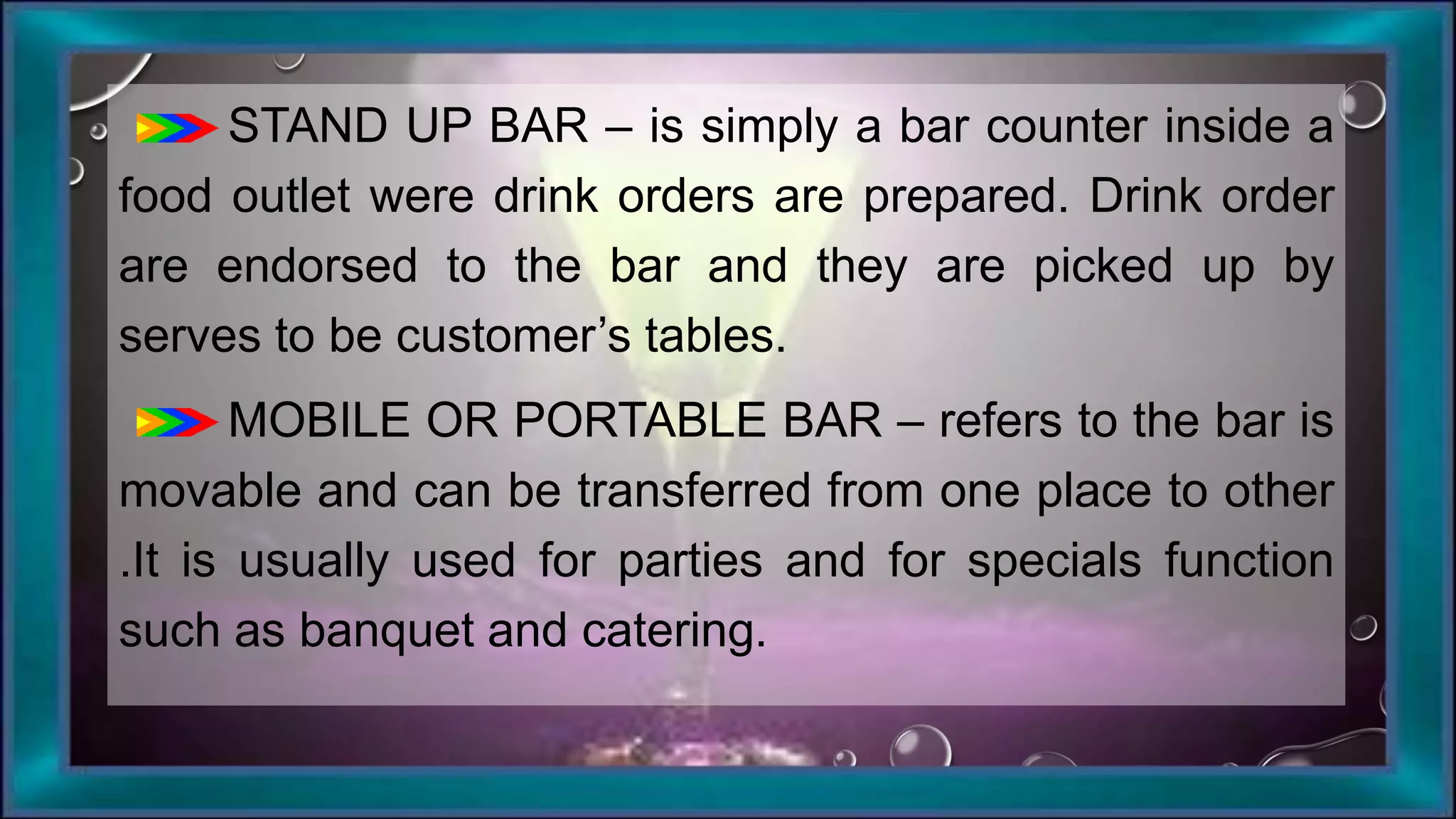 Bartending Presentation | PPTX
