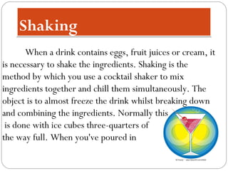 Bartending techniques | PPT