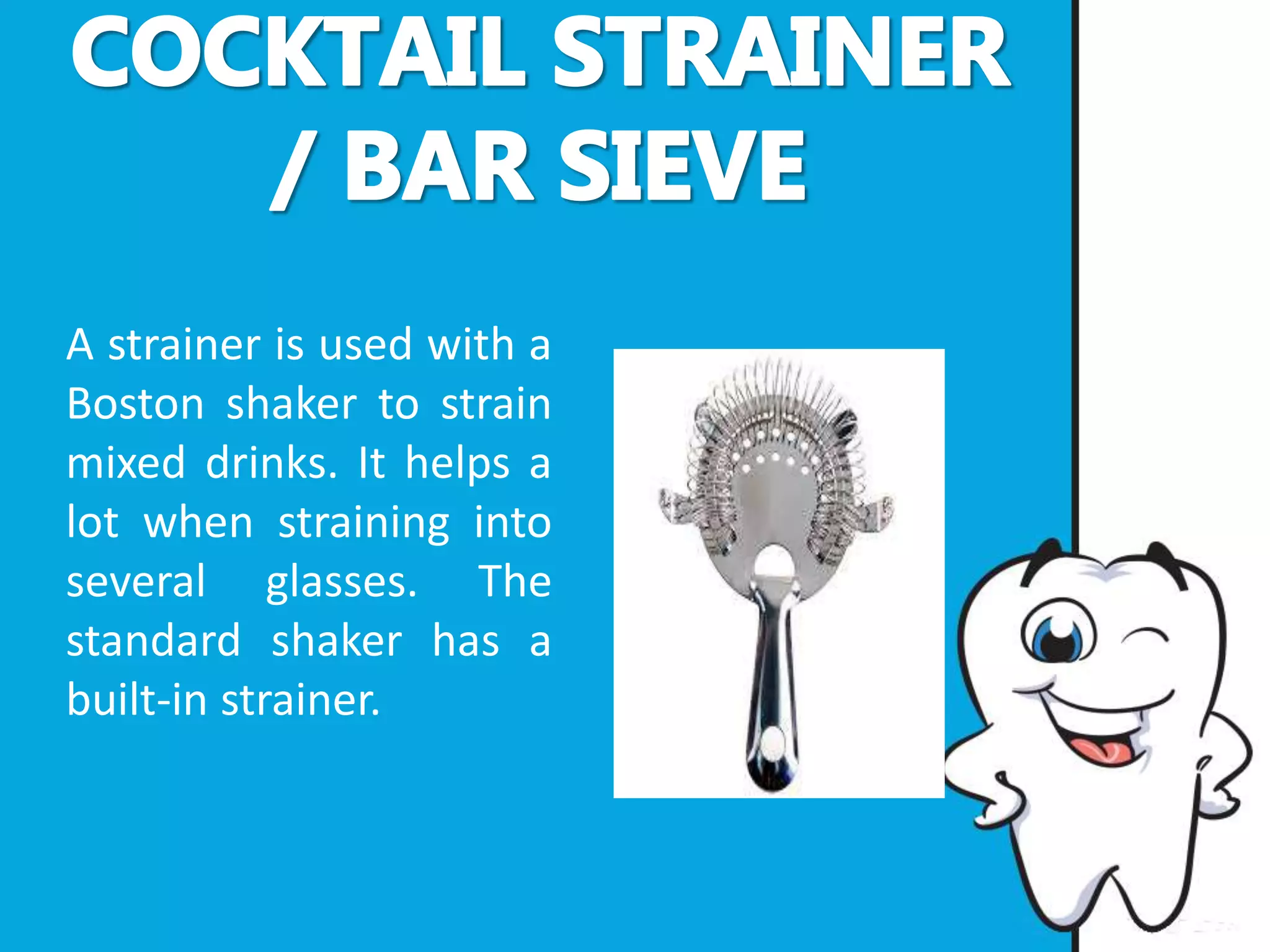 Bartending tools | PPTX