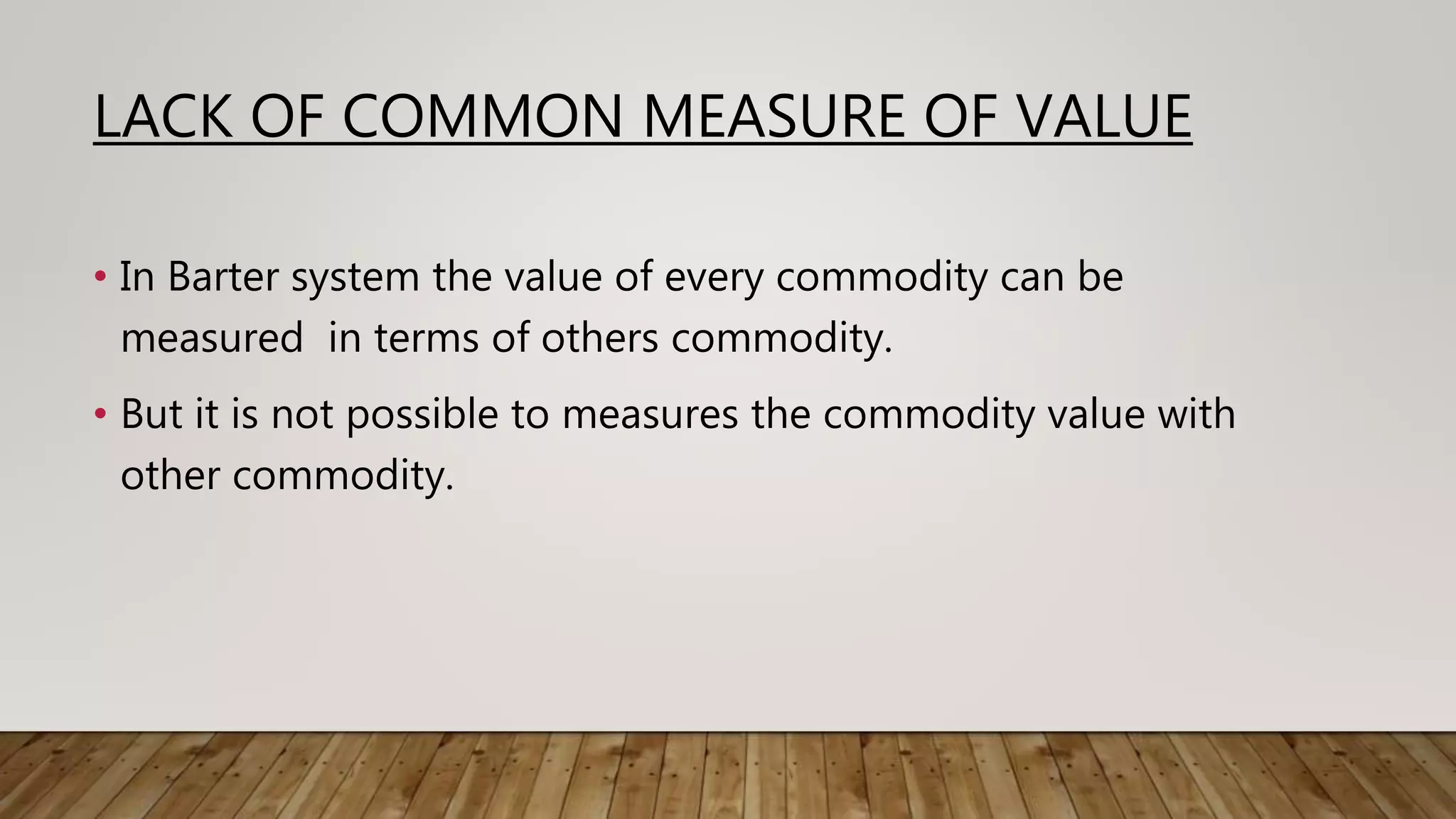 Barter system | PPTX