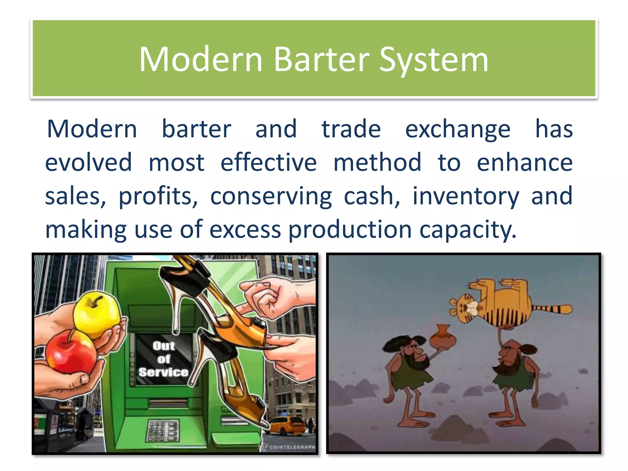 Barter system online | PPTX