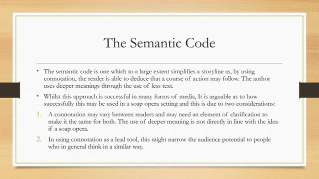 Barthes 5 narrative codes | PPTX