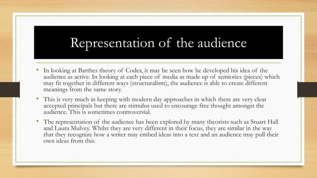 Barthes 5 narrative codes | PPTX