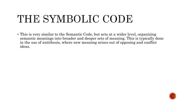 Barthes enigma codes | PPT