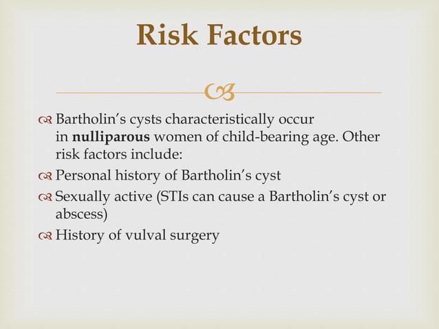 Bartholian cyst | PPTX