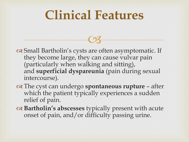 Bartholian cyst | PPTX