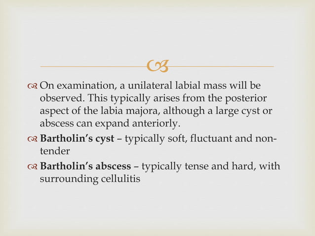 Bartholian cyst | PPTX