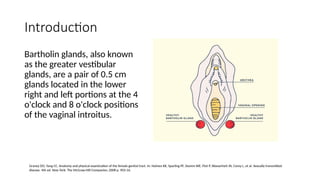 Bartholin cyst / kista bartholin ppt obgyn | PPTX