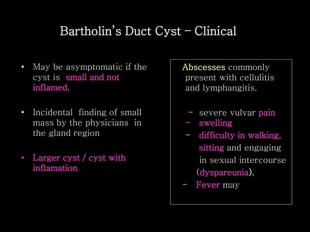 Bartholin gland cyst | PPTX