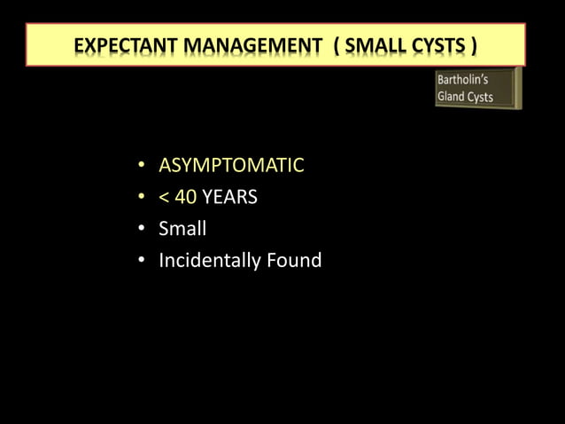 Bartholin Gland Cyst Ppt