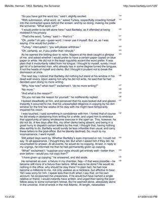 Bartleby, The Scrivener” | PDF