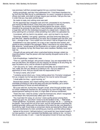 Bartleby, The Scrivener” | PDF