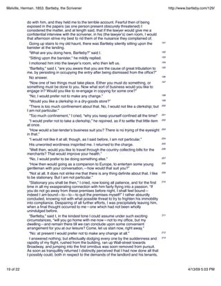 Bartleby, The Scrivener” | PDF