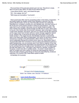 Bartleby, The Scrivener” | PDF