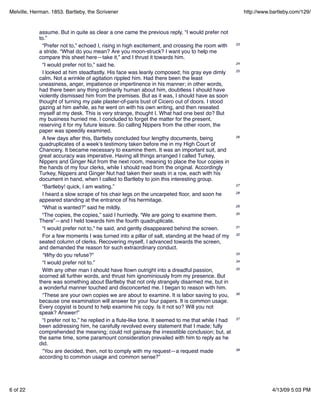 Bartleby, The Scrivener” | PDF