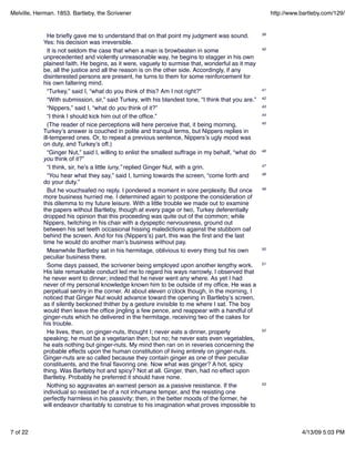 Bartleby, The Scrivener” | PDF
