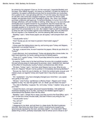 Bartleby, The Scrivener” | PDF