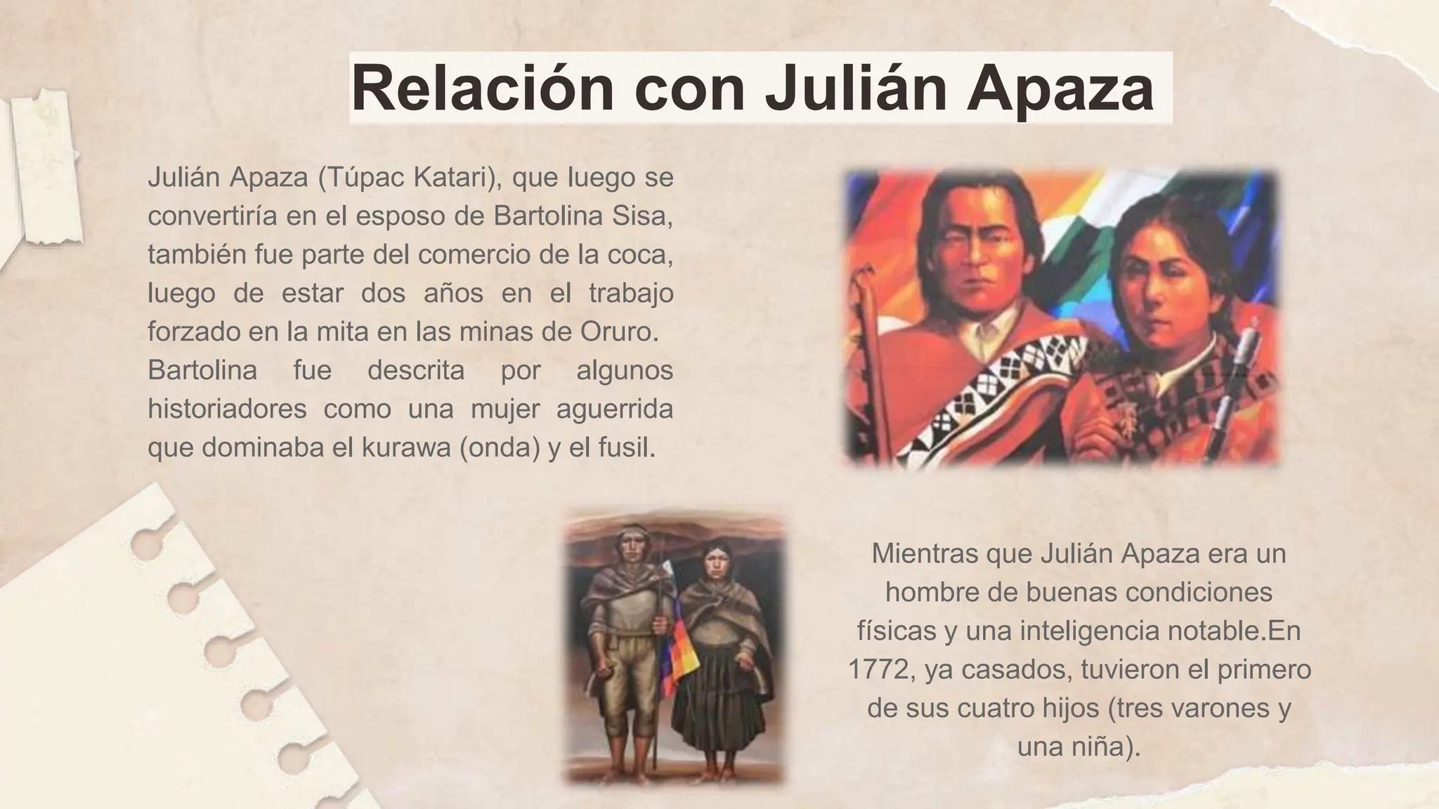 BARTOLINA SISA, la mujer indígena en la época colonial | PPT